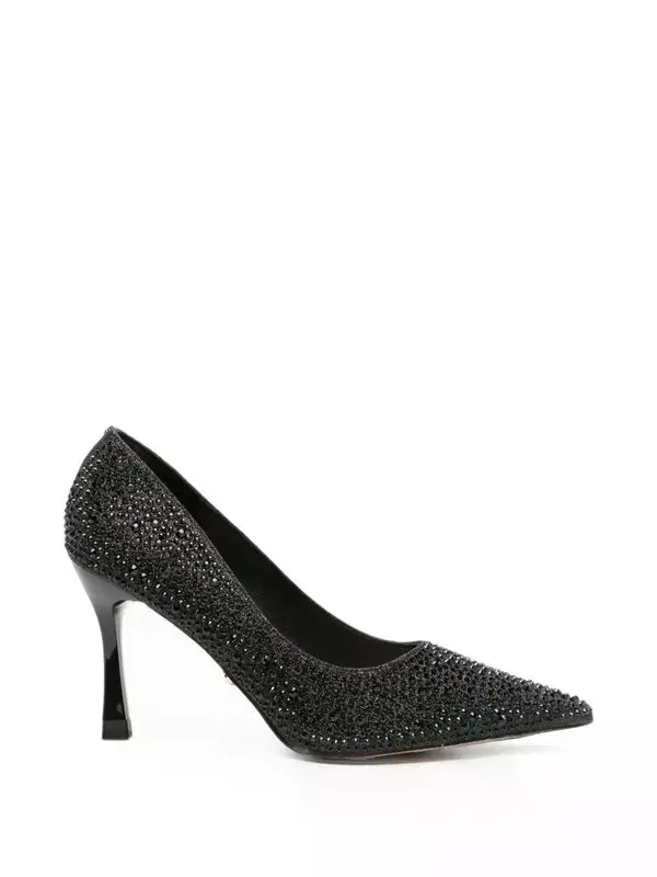 TWENTY FOURHAITCH Teylor Crystal-embellished Pointed-toe Pumps - Black