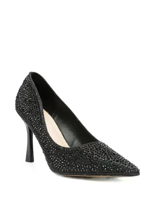 TWENTY FOURHAITCH Teylor Crystal-embellished Pointed-toe Pumps