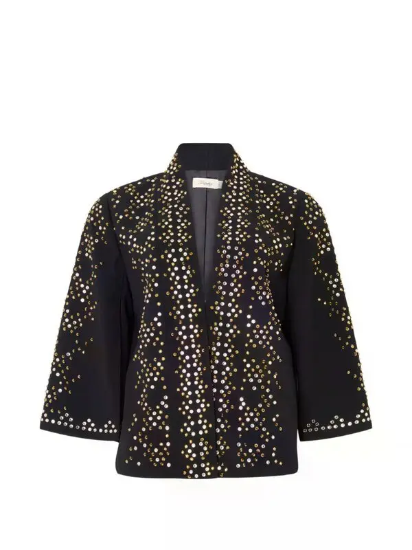 TEMPERLEY LONDON Oberon Stud-embellished Jacket - Black