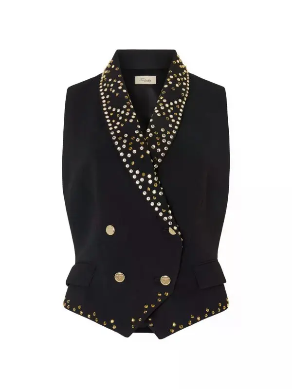 TEMPERLEY LONDON Oberon Crystal-embellished Waistcoat