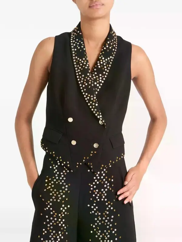 TEMPERLEY LONDON Oberon Crystal-embellished Waistcoat