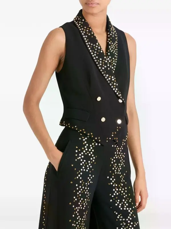 TEMPERLEY LONDON Oberon Crystal-embellished Waistcoat