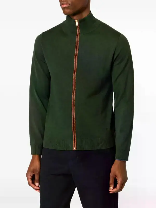 Paul Smith Zip-up Merino-wool Cardigan