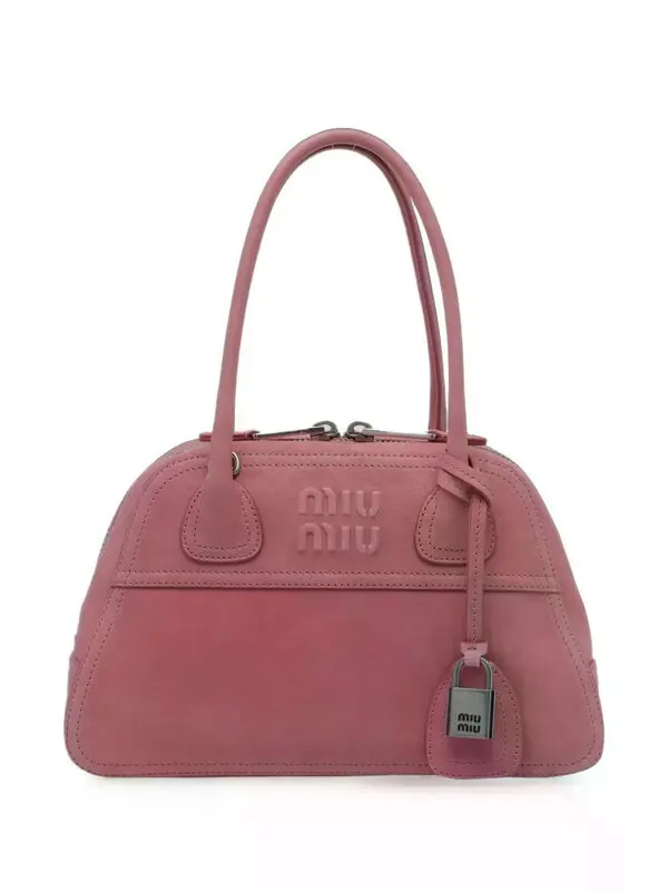 Miu Miu Vivant Nappa Leather Bag - Pink