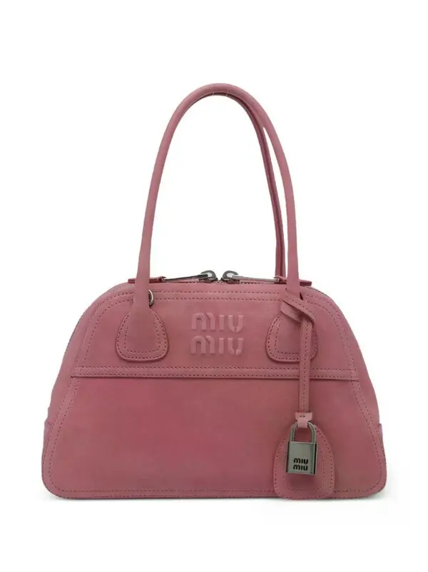 Miu Miu Vivant Nappa Leather Bag - Pink
