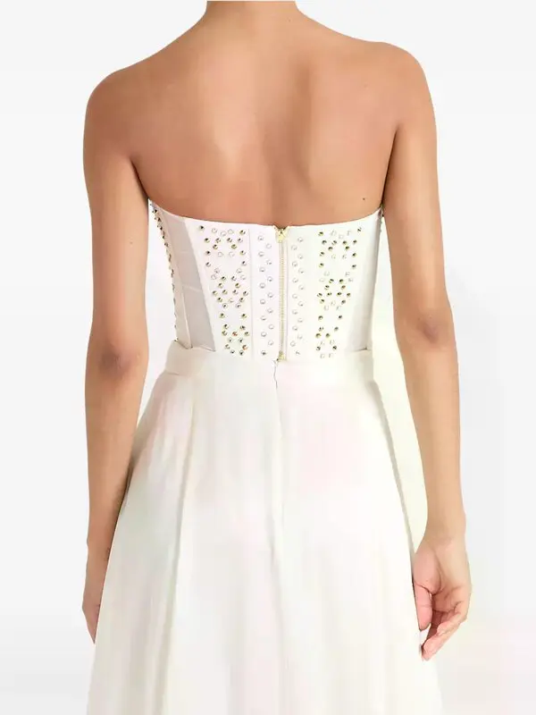 TEMPERLEY LONDON Oberon Stud-embellished Corset Top