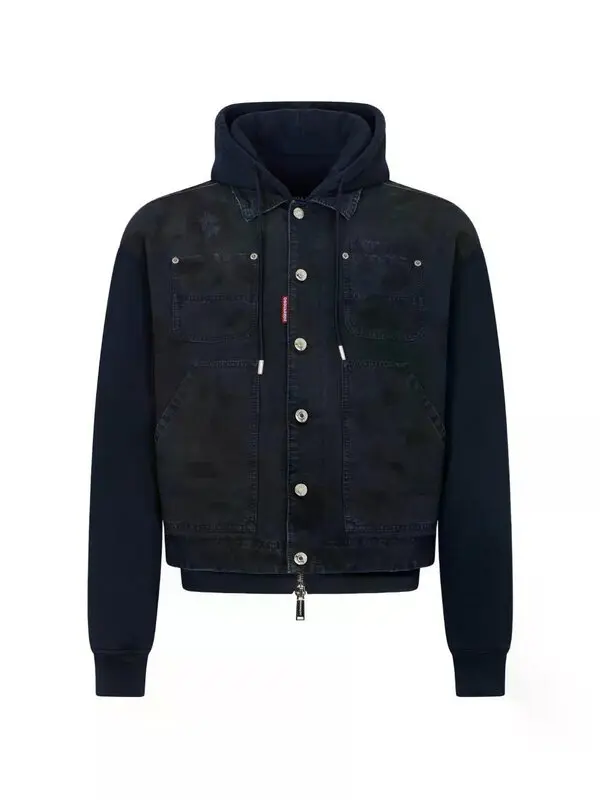 Dsquared2 Hybrid Hooded Carpenter Kaban Jacket - Blue