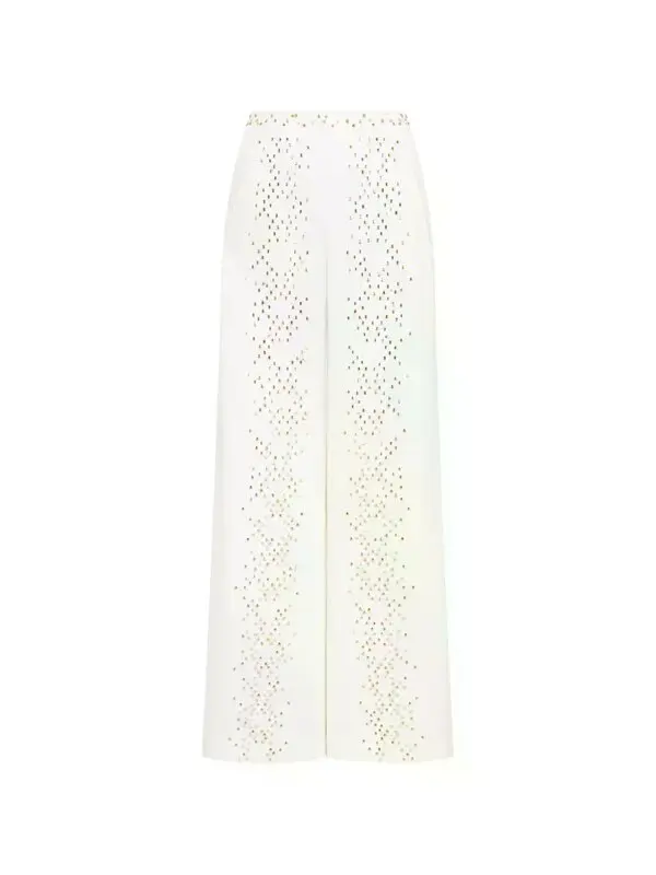 TEMPERLEY LONDON Oberon Stud-embellished High-waisted Trousers