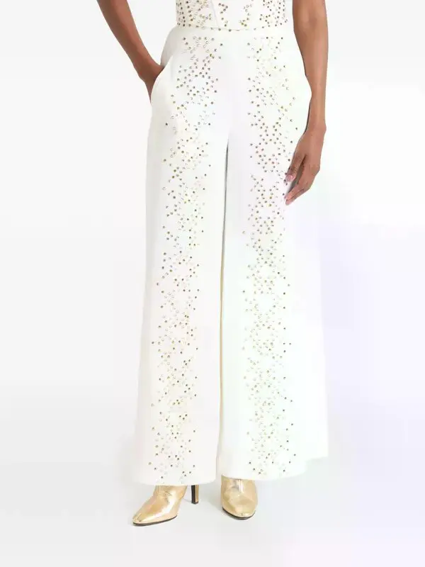 TEMPERLEY LONDON Oberon Stud-embellished High-waisted Trousers