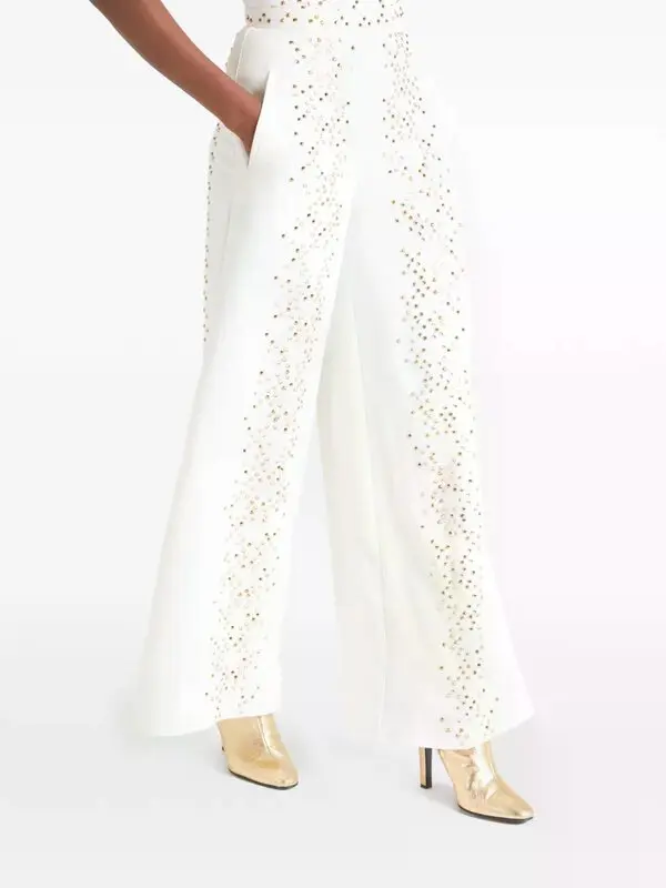 TEMPERLEY LONDON Oberon Stud-embellished High-waisted Trousers