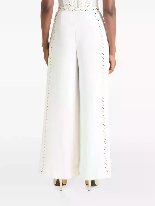 TEMPERLEY LONDON Oberon Stud-embellished High-waisted Trousers