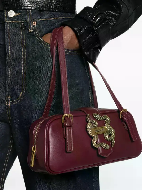 Just Cavalli Snake-plaque Faux-leather Shoulder Bag