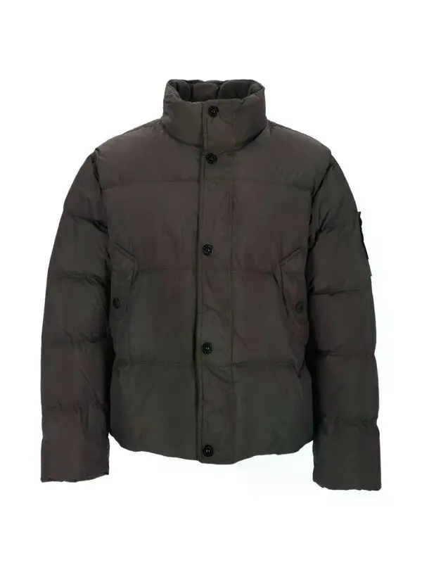 Stone Island 4100109 Crinkle Reps Ny Down Jacket - Grey
