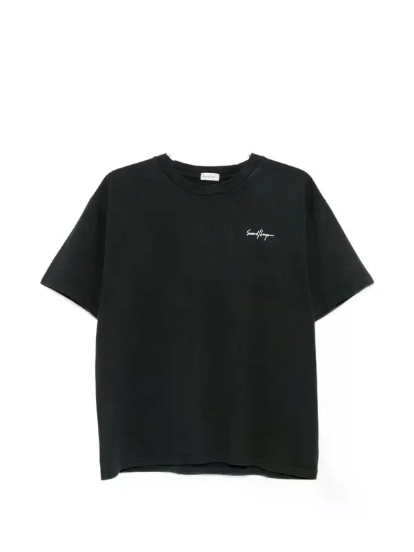SECOND / LAYER Logo-print Graphic-print T-shirt