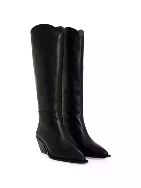 ANINE BING Tall Tania Soft Boots Smooth Leather