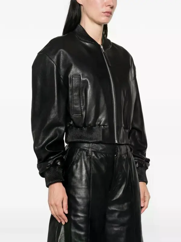 ARMA Hannan Leather Bomber Jacket