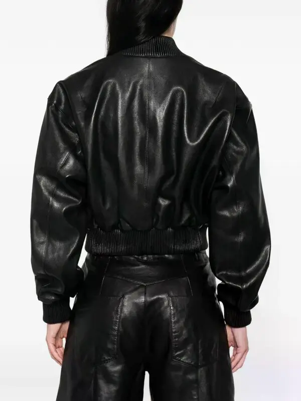 ARMA Hannan Leather Bomber Jacket