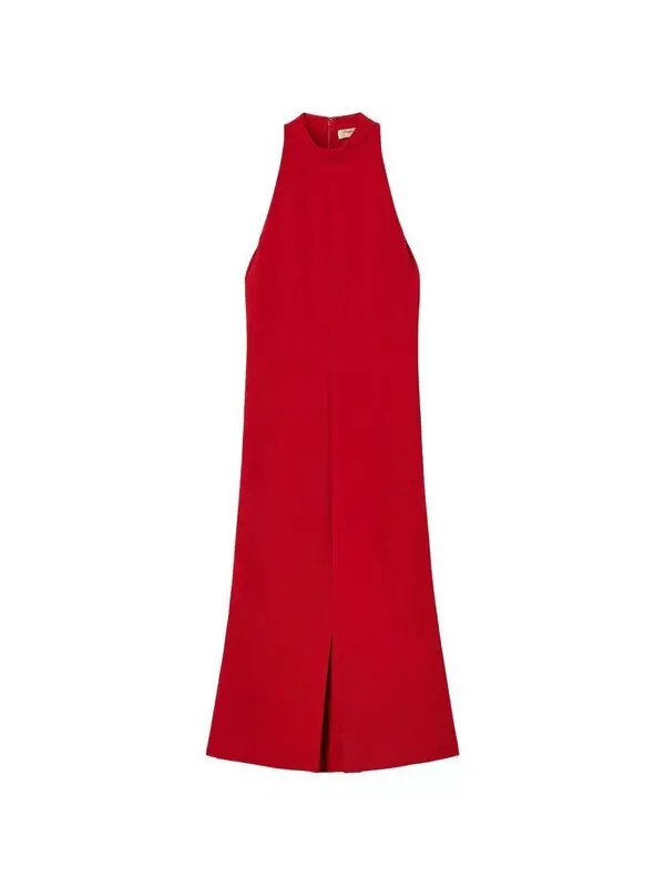 TWINSET Long Crêpe Halter Neck Dress