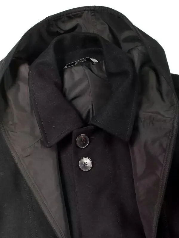 Valentino Garavani 2010s Hooded Single-breasted Coat