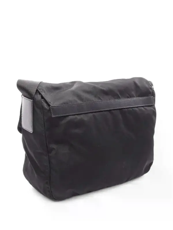 Prada 2000s Vela Buckle Messenger Bag