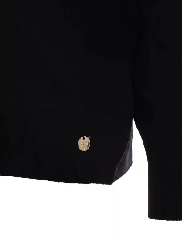 Liu Jo Strap-detail Knitted Sweater