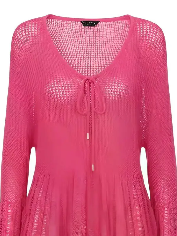 TOM FORD Distressed Tie-fastening Sweater
