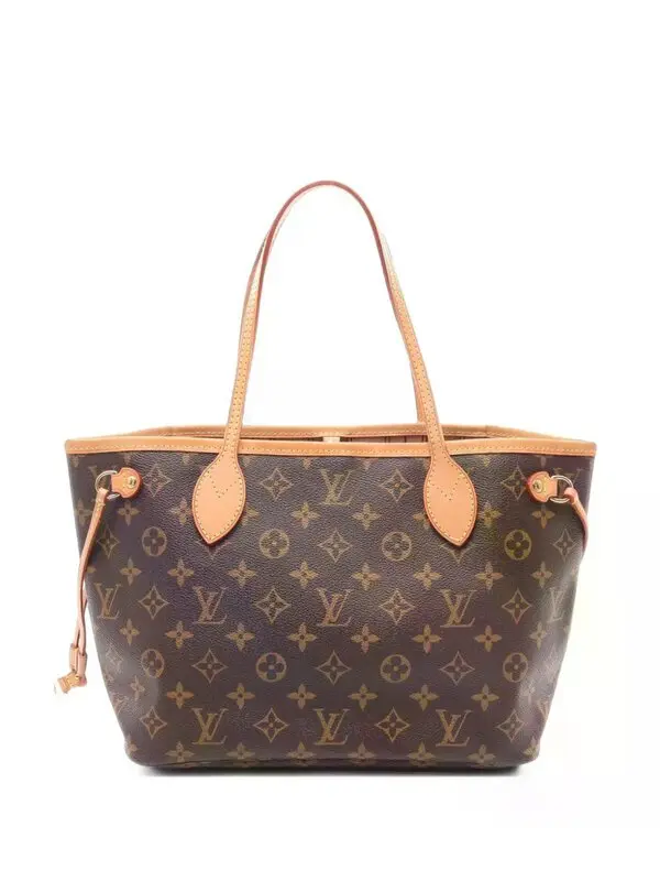 LOUIS VUITTON 2012 Pm Neverfull Monogram Tote Bag - Brown
