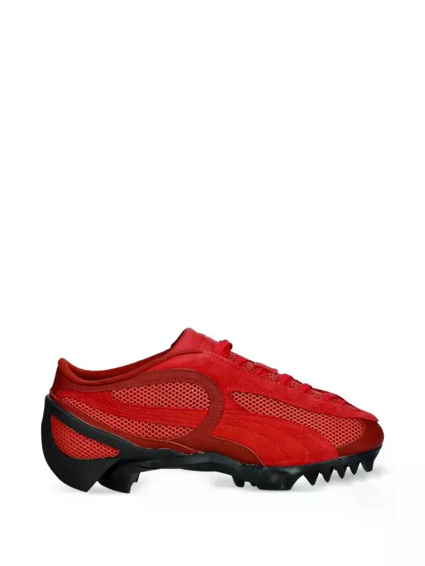 PUMA Paneled Suede Sneakers - Red
