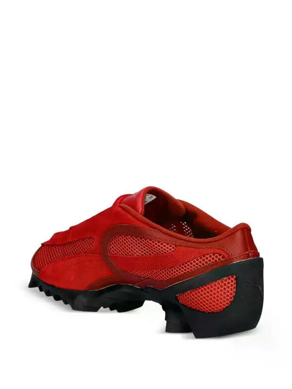 PUMA Paneled Suede Sneakers - Red