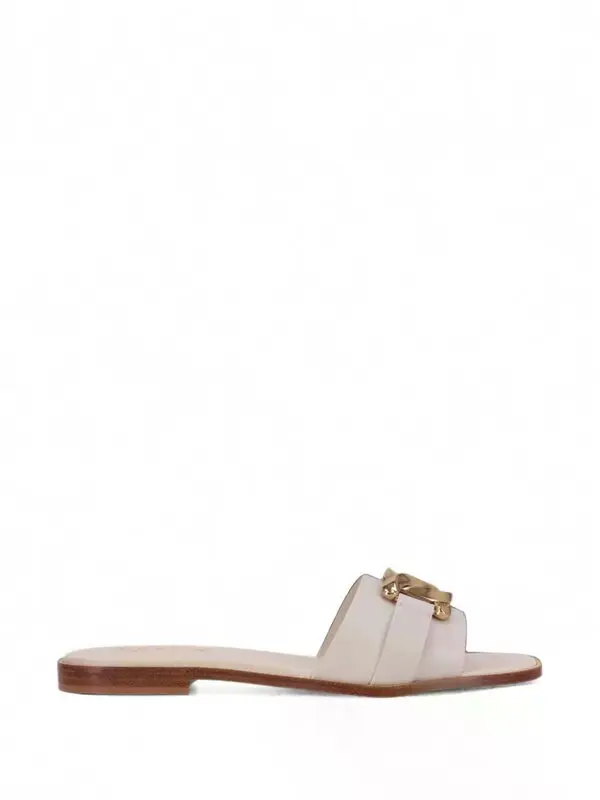 TOD'S Kate Chain Link Sandals - Neutrals