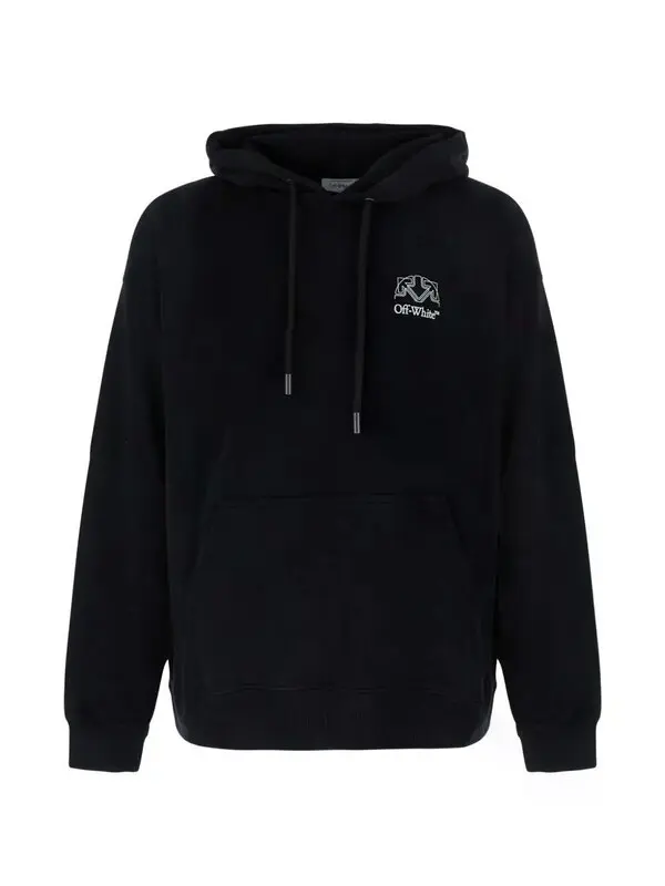 Off-White Logo-print Drawstring Hoodie
