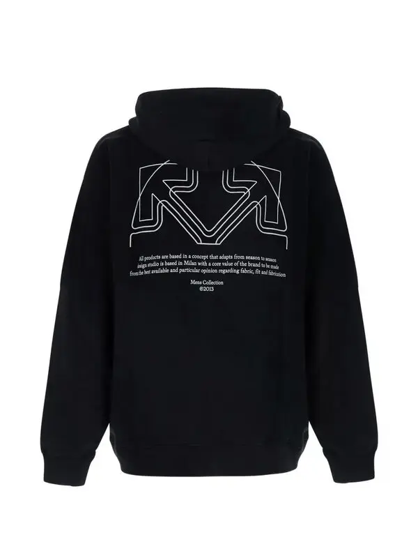Off-White Logo-print Drawstring Hoodie