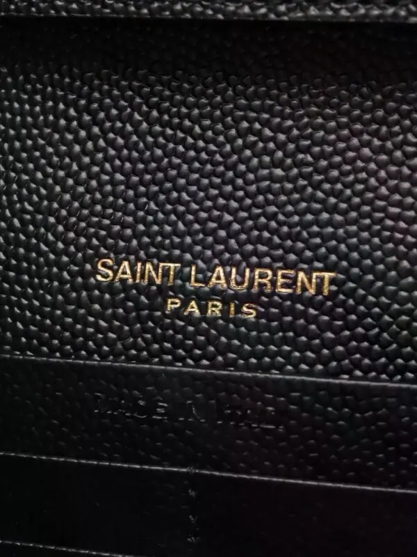 Saint Laurent 2020s Cassandre Chevron-quilted Clutch Bag