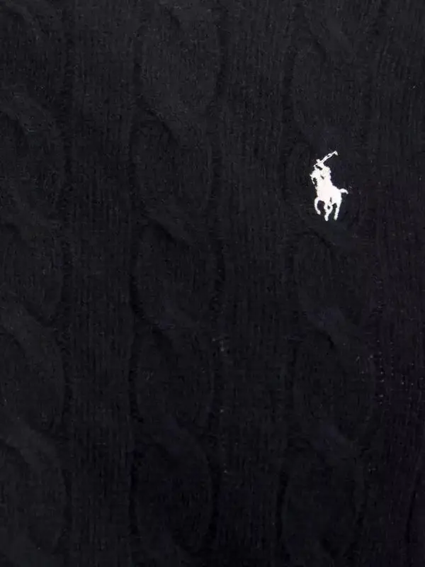 Polo Ralph Lauren Pony Motif Cable-knit Crewneck Sweater