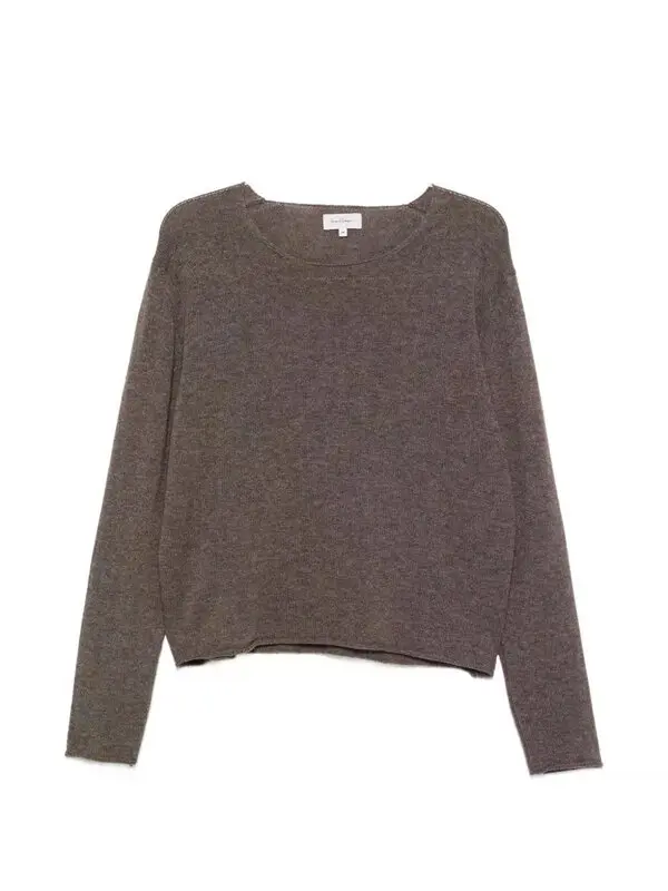 SECOND / LAYER Weezur Raw-edge Sweater