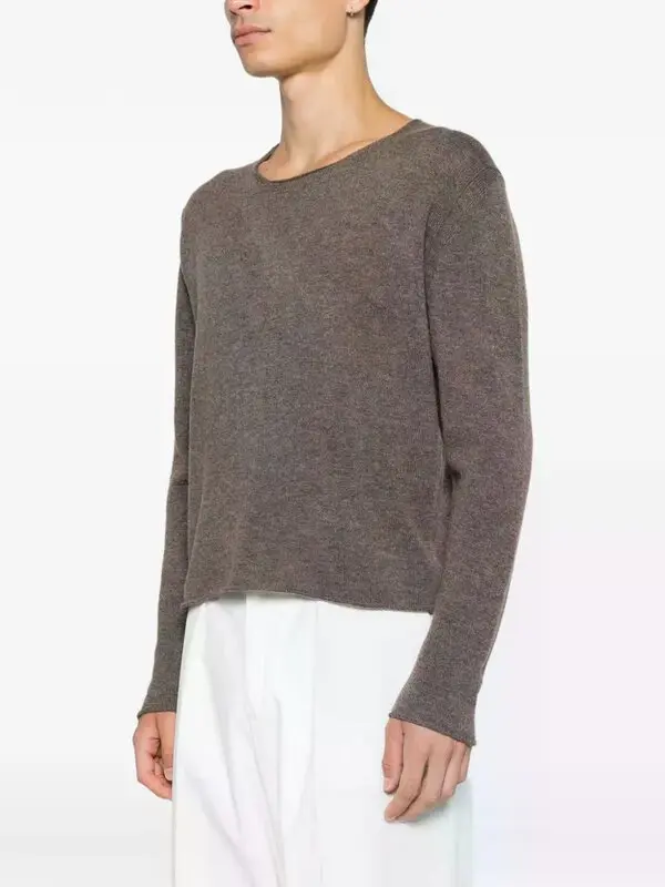 SECOND / LAYER Weezur Raw-edge Sweater