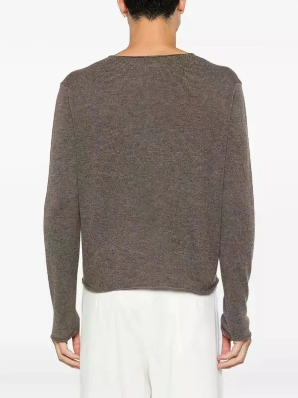 SECOND / LAYER Weezur Raw-edge Sweater
