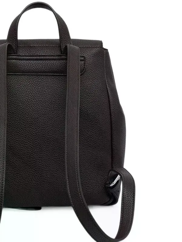 Armani Exchange Logo-plaque Pebbled Backpack