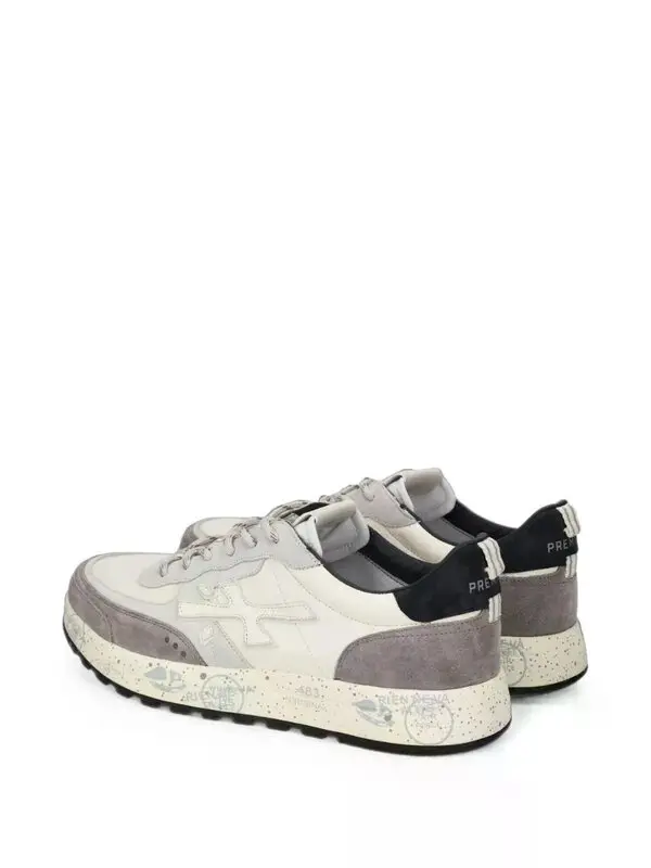 Premiata Nous Logo-patch Panelled Sneakers
