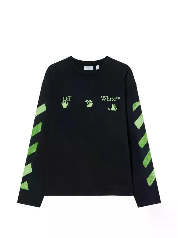 Off-White Bacco Arrow Skate Long Sleeve T-shirt - Black