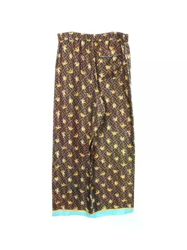 Fendi X Fragment & Pokémon Dragonite Zucca Monogram Trousers