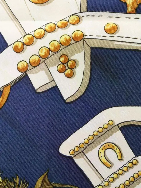 Hermès 2000s 90 Carré Aux Champs Scarf