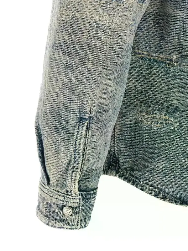 DIESEL® D-simply Distressed Denim Shirt