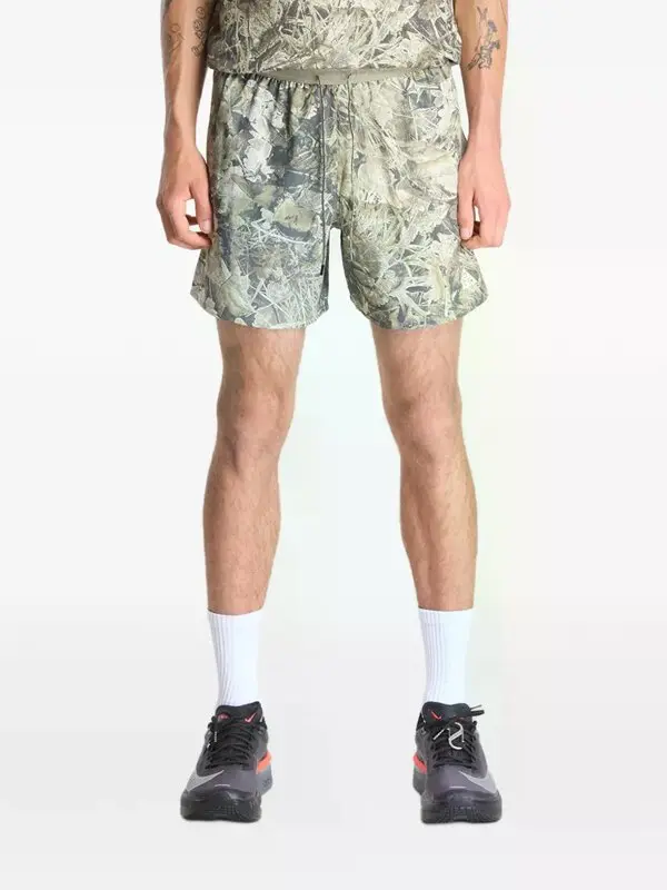 Nike Leaf-print Shorts - Green