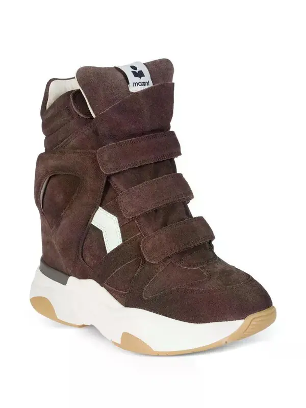 Isabel Marant Étoile Balskee Suede Wedge Sneakers
