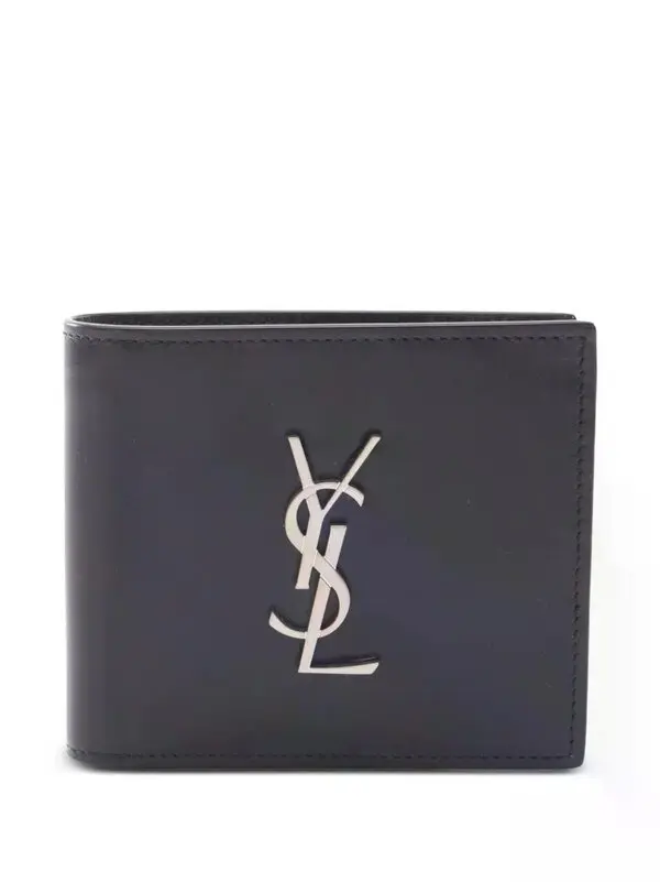 Saint Laurent 2020s Cassandre Bi-fold Wallet - Black