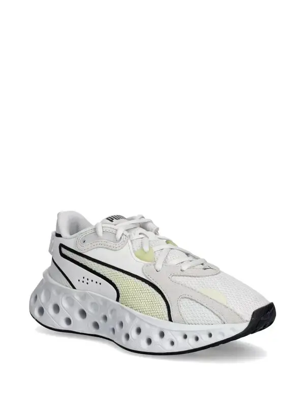 PUMA Softride Panelled Sneakers - White