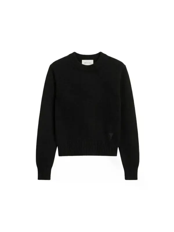 AMI Paris De Coeur Jumper - Black
