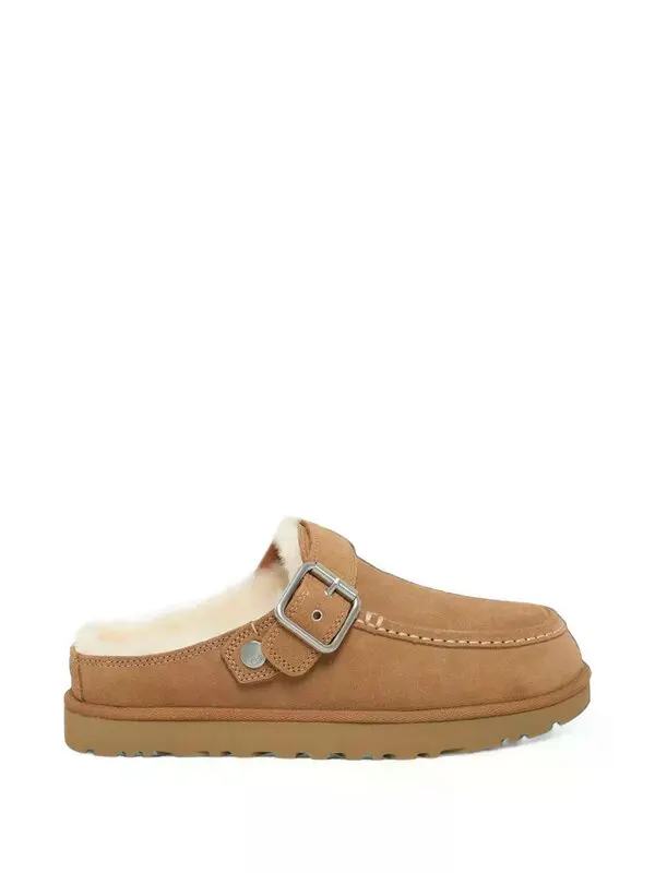 UGG Goldenstar Evelina Buckle Clogs - Brown