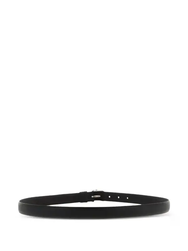 ZERBINI CLAUDIO Leather Belt - Black